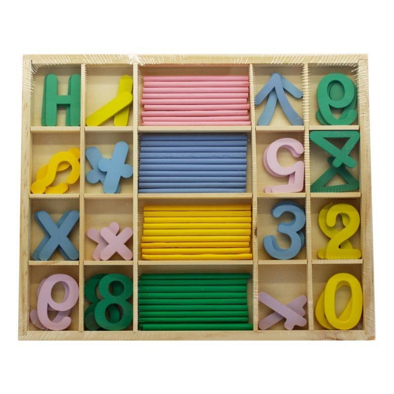 Készségfejlesztő számoló készlet fa - eMAG.hu