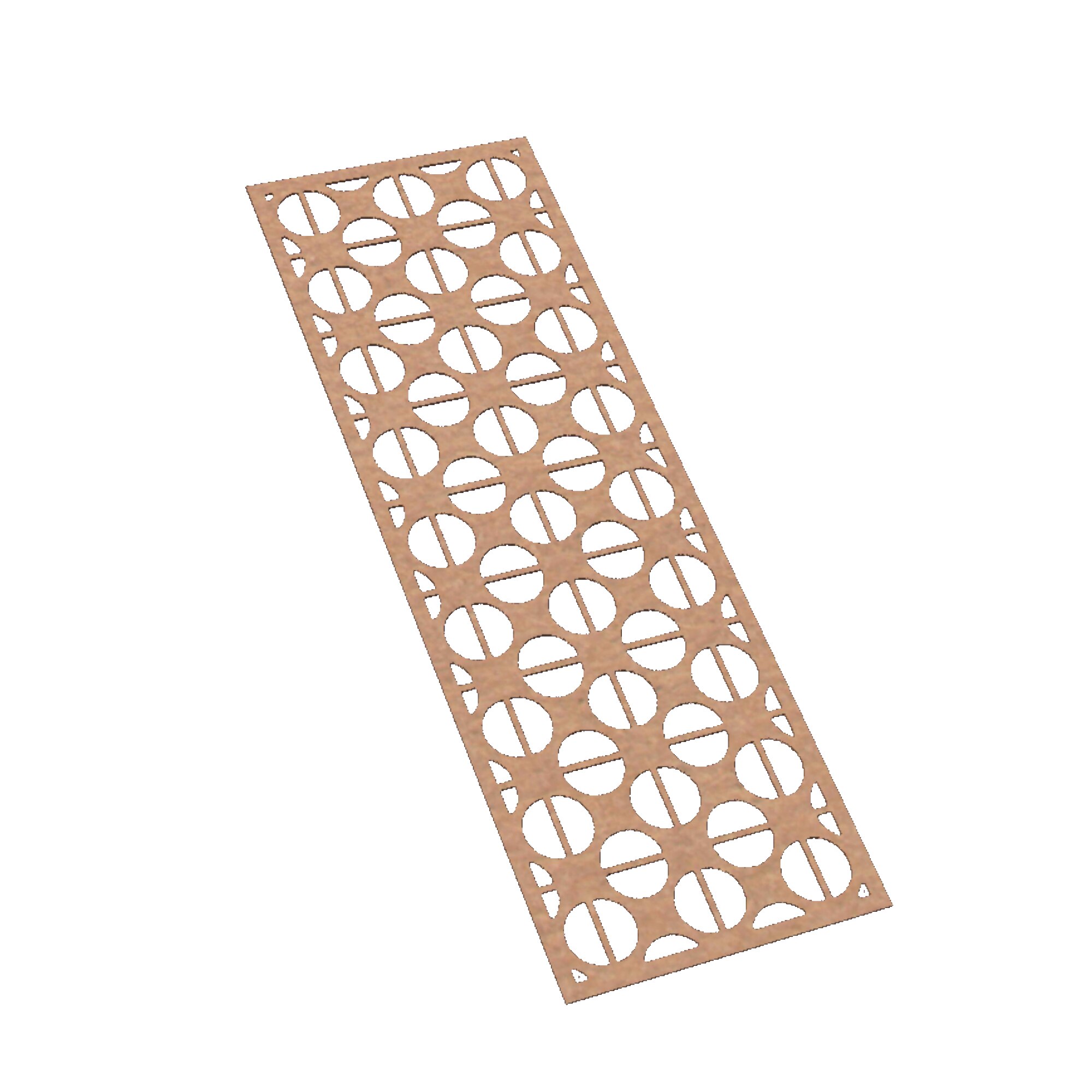 Panou decorativ traforat Mdf natur, Mos078, 150x50, 6 mm - eMAG.ro