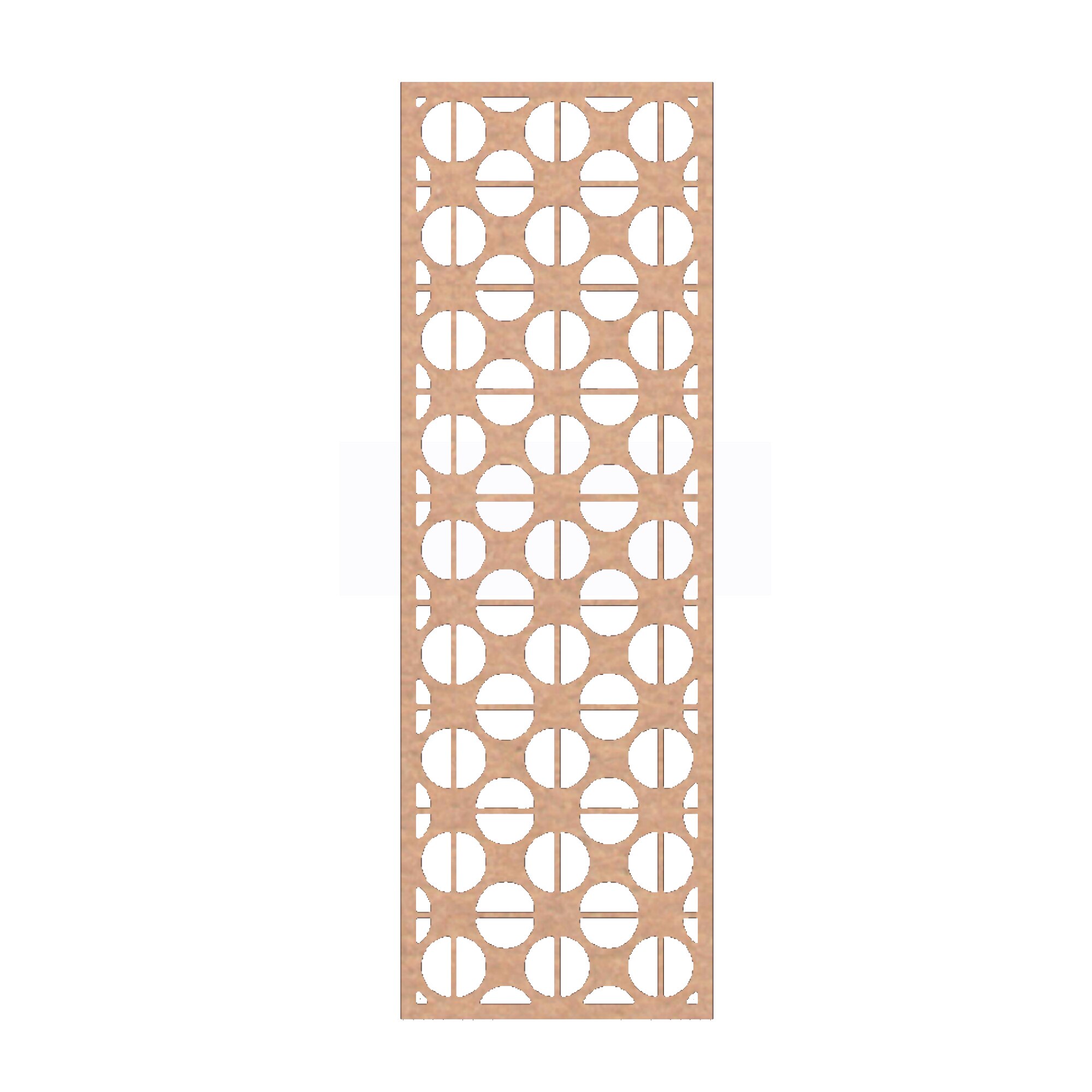 Panou decorativ traforat Mdf natur, Mos078, 150x50, 6 mm - eMAG.ro