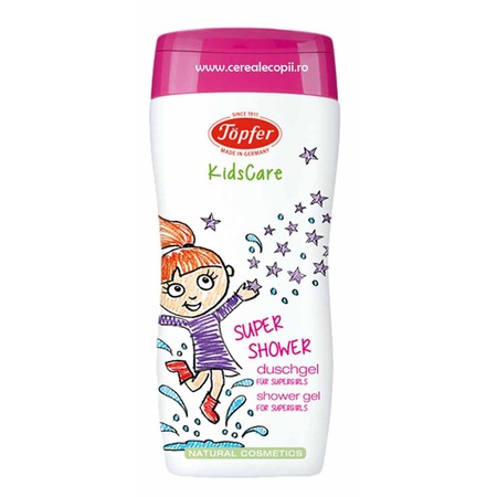Gel de dus pentru fetite, Topfer Kidscare, 200ml - eMAG.ro