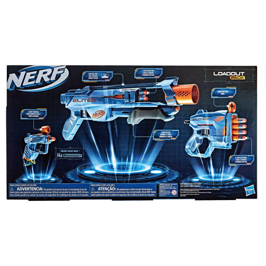 Nerf Elite 2.0 Loadout Pack blaster készlet, 3 db, 8 év+ - eMAG.hu