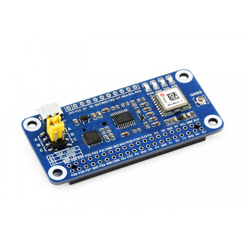 Modul receptor GPS MAX-M8Q GNSS, Waveshare, Compatibil cu Raspberry Pi ...