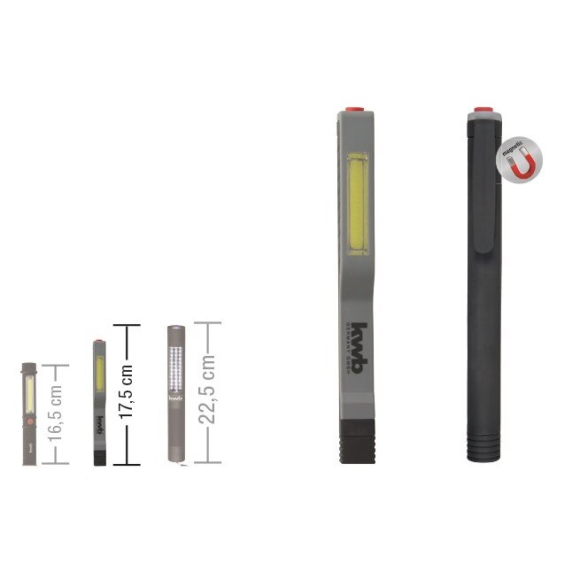 Lanterna tip stilou COB KWB 17 cm 1 LED, 112 lm, cu magnet - eMAG.ro