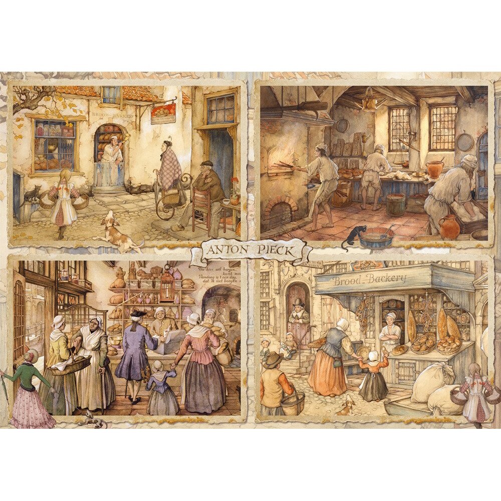 Jumbo - Puzzle Anton Pieck: Pékek a 19. századból - 1 000 darab - eMAG.hu
