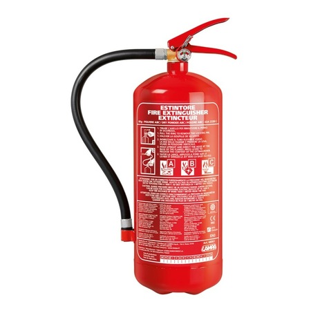 Extinctor portabil, Lampa, Pulbere, 6kg, Rosu - eMAG.ro