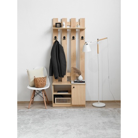 Cuier Antreu Tina, PAL, Fabrik Home, 190x70x33 cm - eMAG.ro