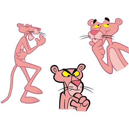 Stickere Pantera Roz A4 3 pcs - eMAG.ro