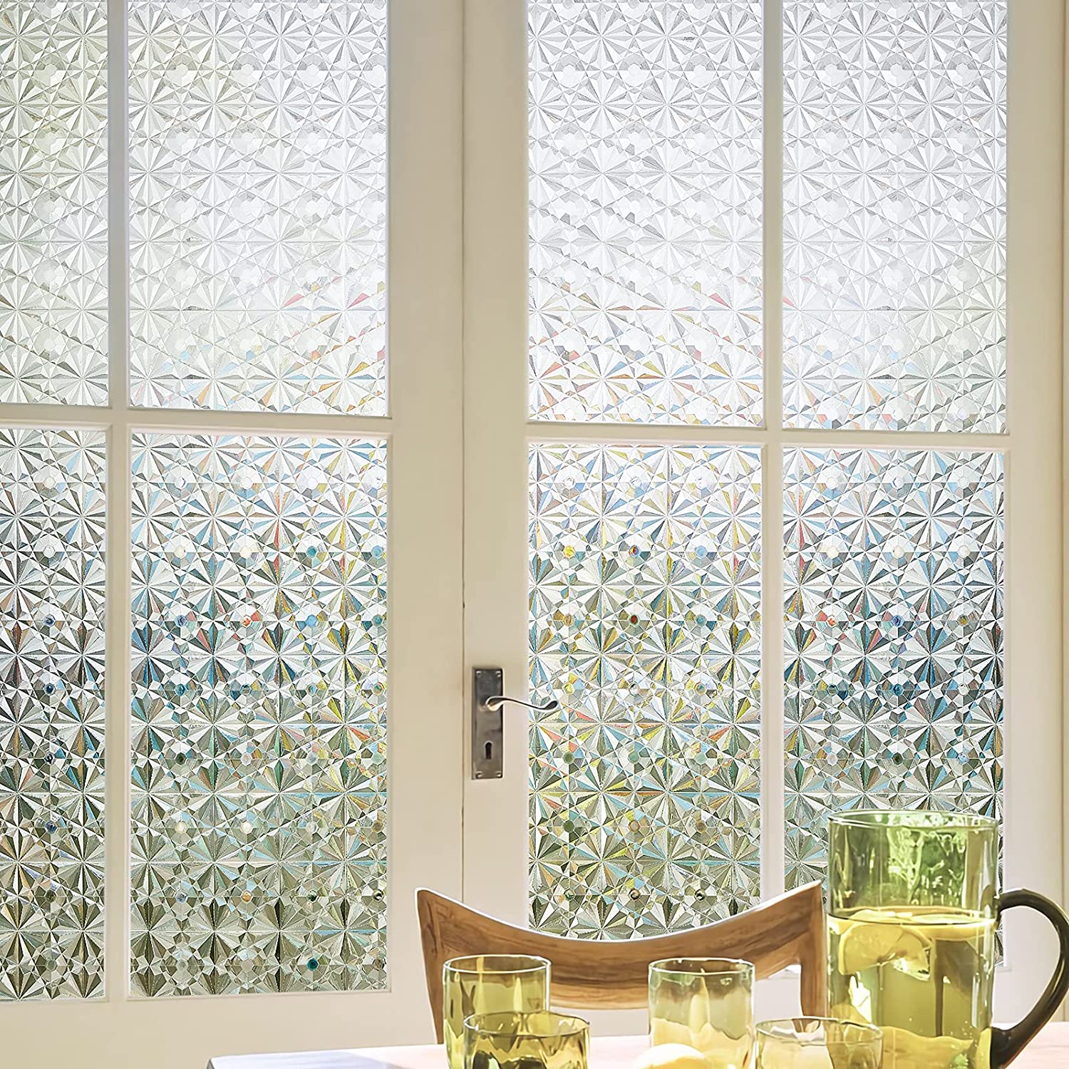 Folie Autoadeziva pentru Geam, Oricean, PVC, Reutilizabil, Model de ...