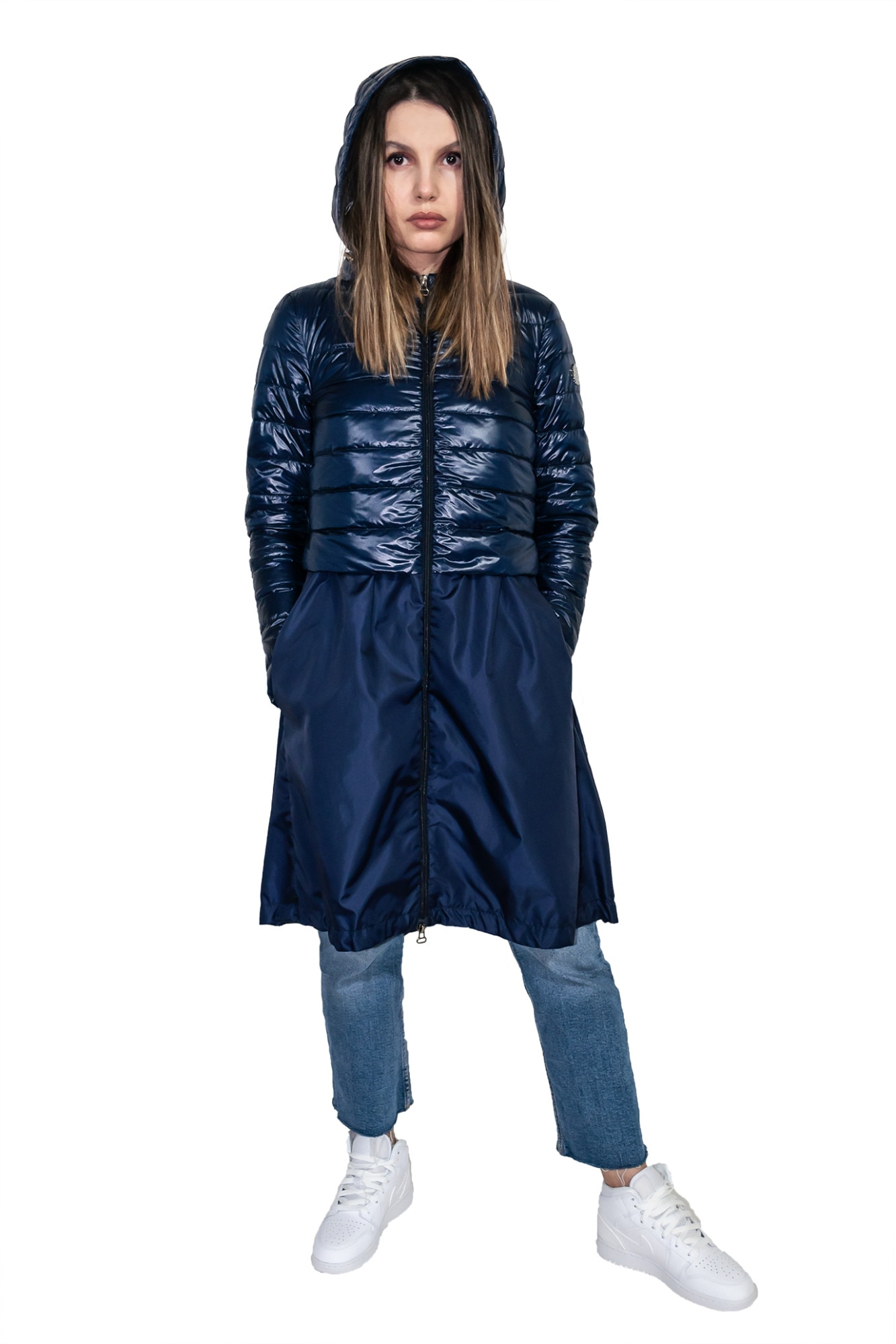 Geaca parka superlight, Artieri, albastru, XS - eMAG.ro