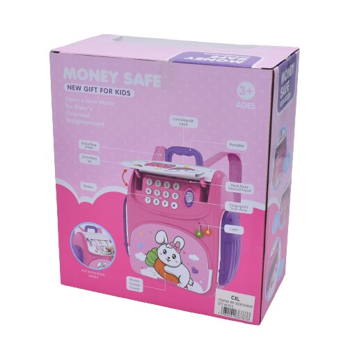 Pusculita interactiva electronica pentru copii Money Safe, cu cifru si ...