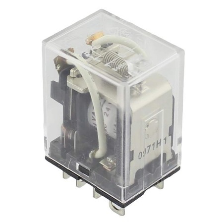 Releu electromagnetic, 24V AC, 10A, DPDT, serie LY2, OMRON, LY2 24VAC, T161046 - eMAG.ro