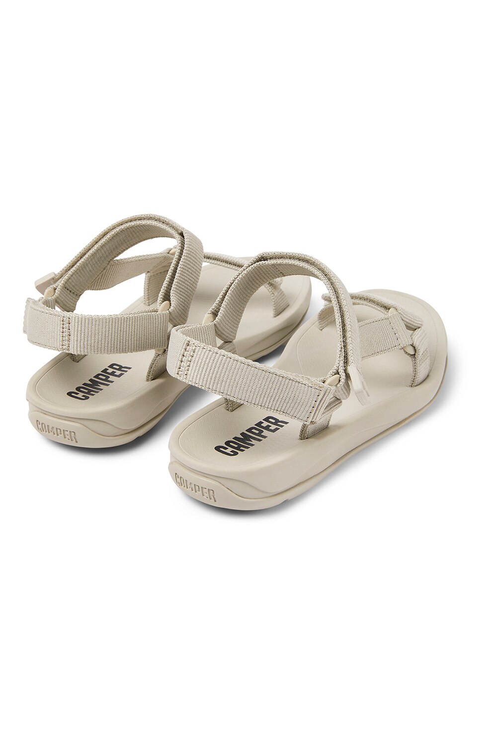 Camper, Sandale cu inchidere velcro, Gri deschis, 36 - eMAG.ro