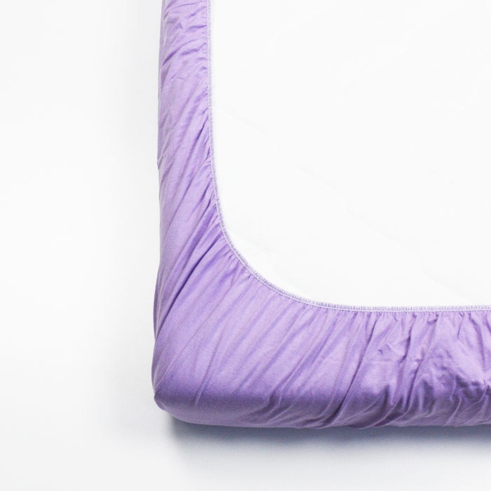 Cearsaf cu elastic, AV Baby, 60x120 cm, Mov - eMAG.ro
