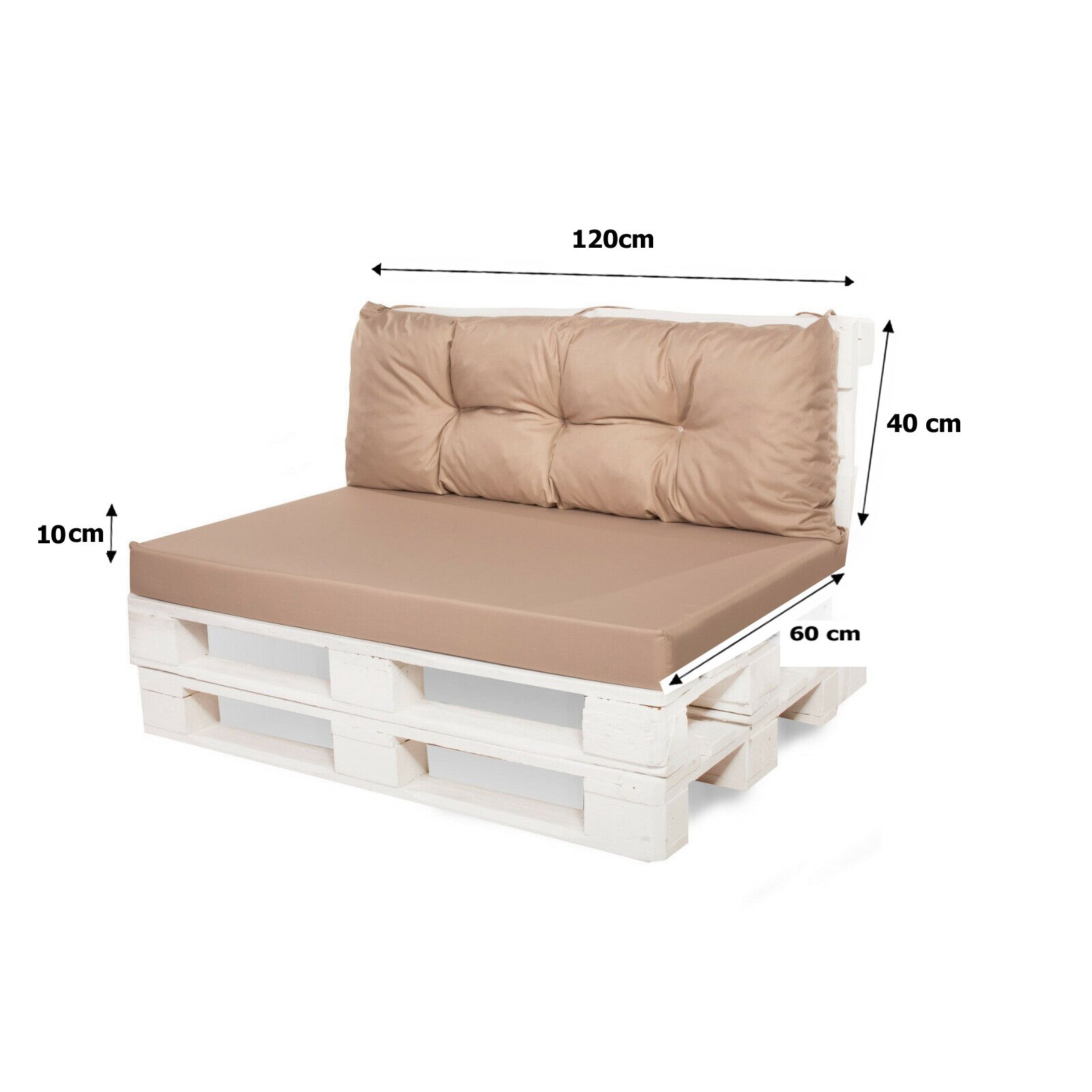 Set perne decorative, Pentru mobilier paleti, perna sezut 120 x 60cm ...