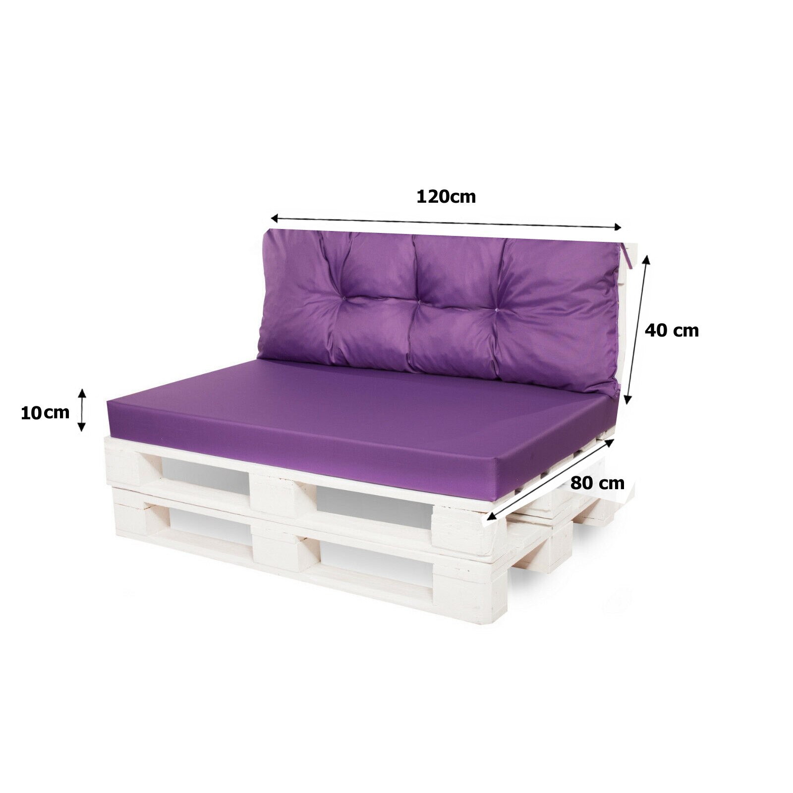 Set perne decorative, Pentru mobilier paleti, perna sezut 120 x 80cm ...