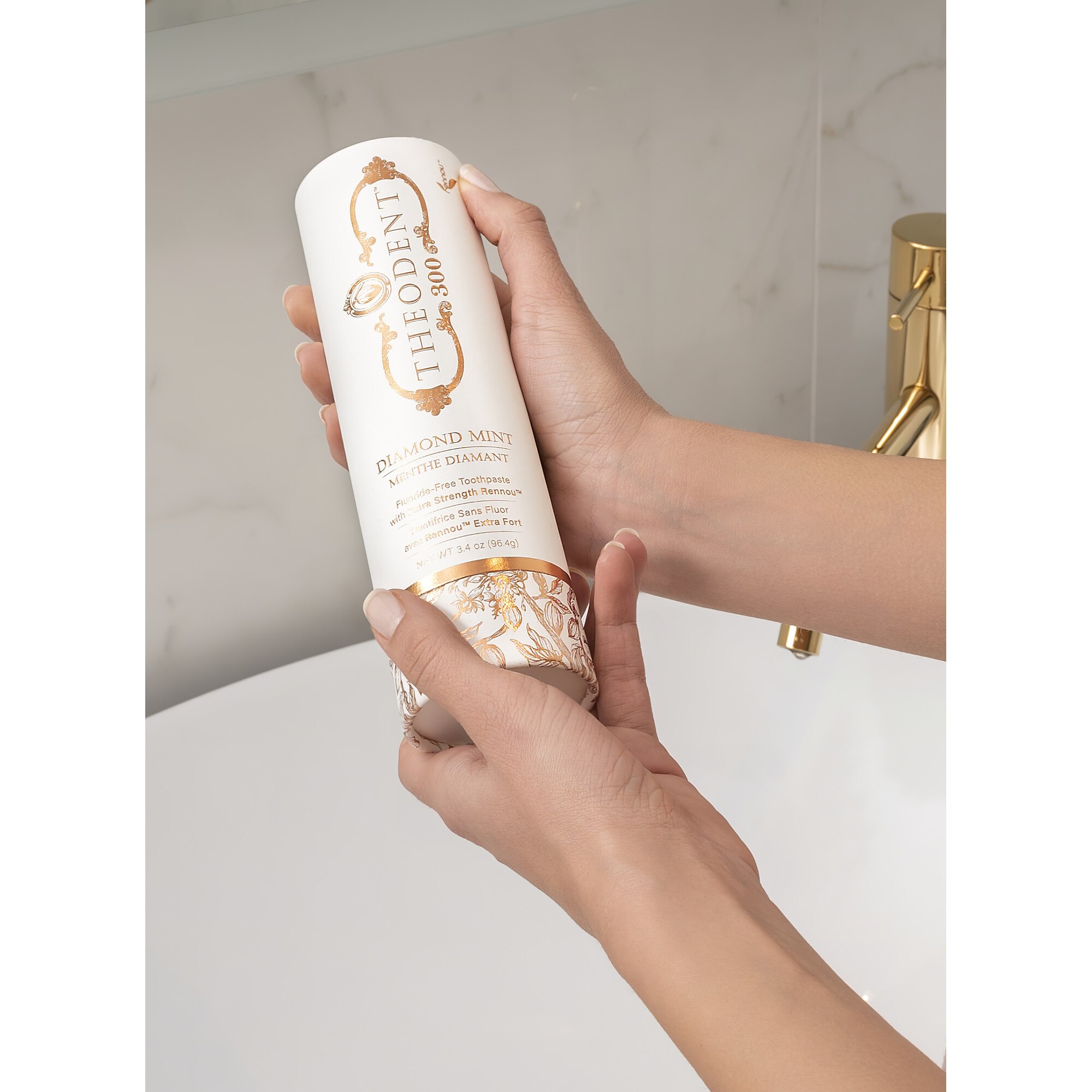 Pasta de dinti Theodent 300, fara fluor, cu extrarezistenta Rennou - 96 ...