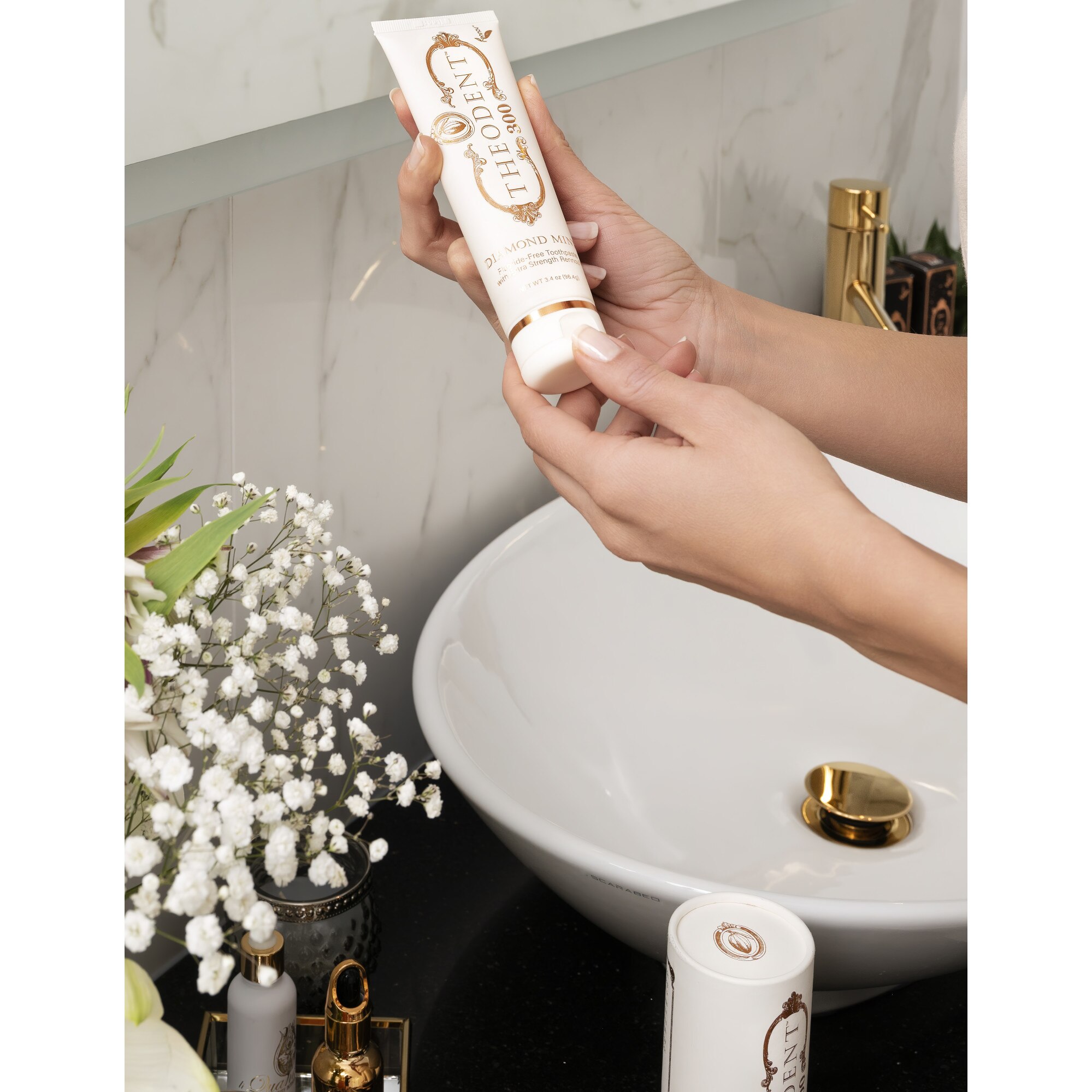 Pasta de dinti Theodent 300, fara fluor, cu extrarezistenta Rennou - 96 ...