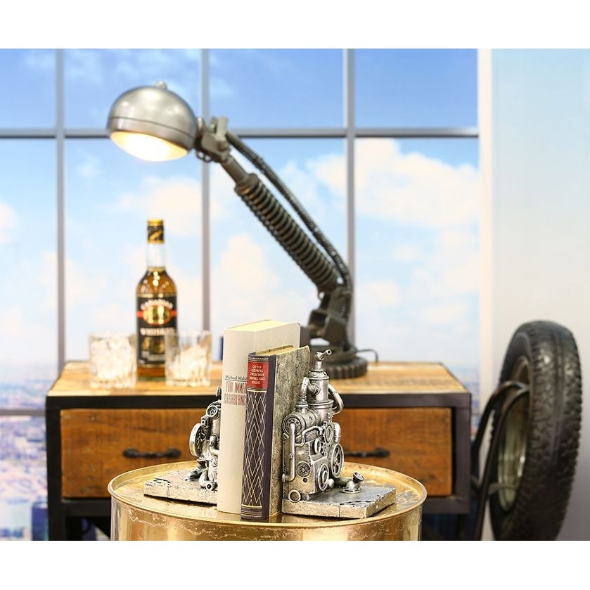 Set decorativ - Suport pentru carti, Argintiu - eMAG.ro