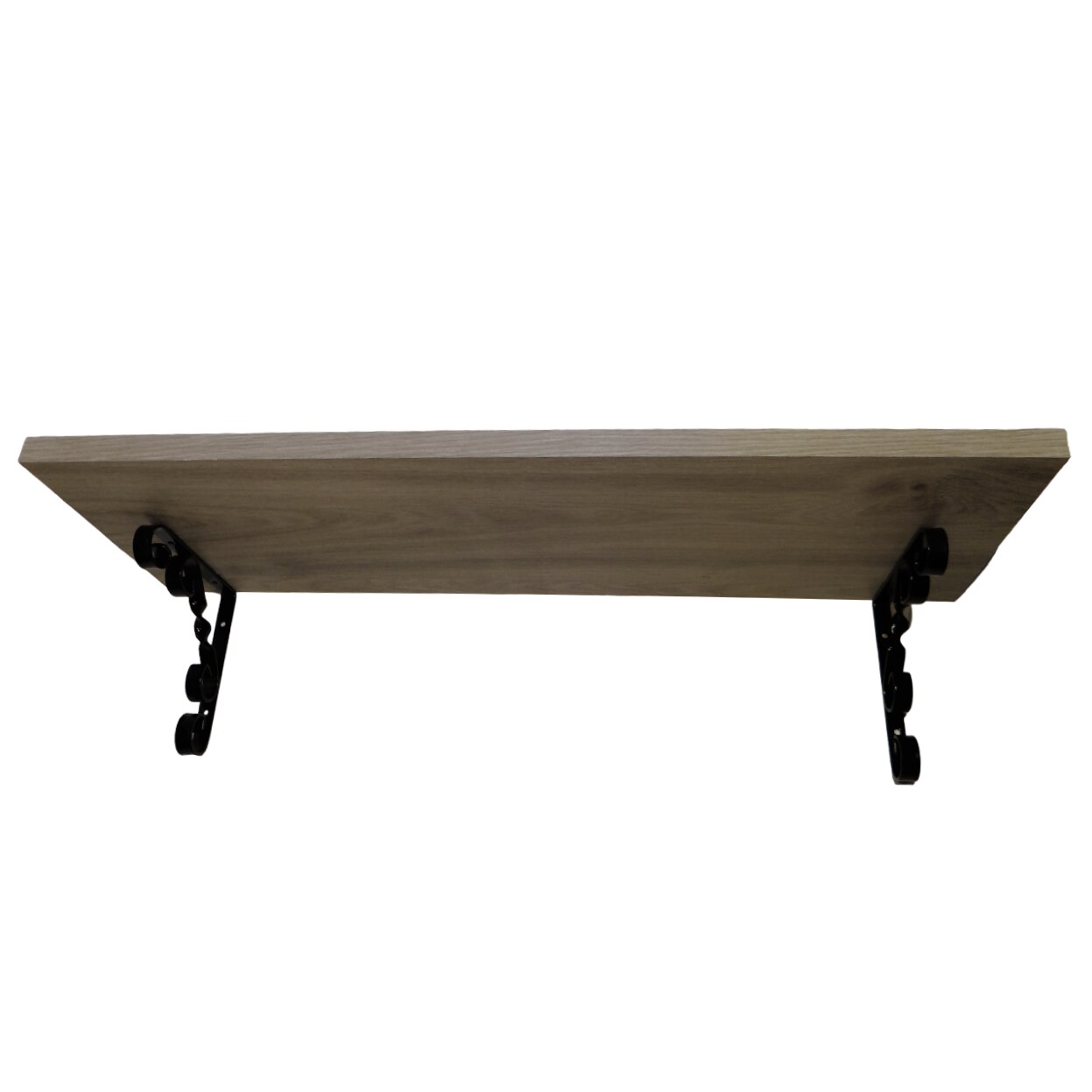 Set Doua console, suporti din fier forjat 13.5x 13.5 cm cu polita ...