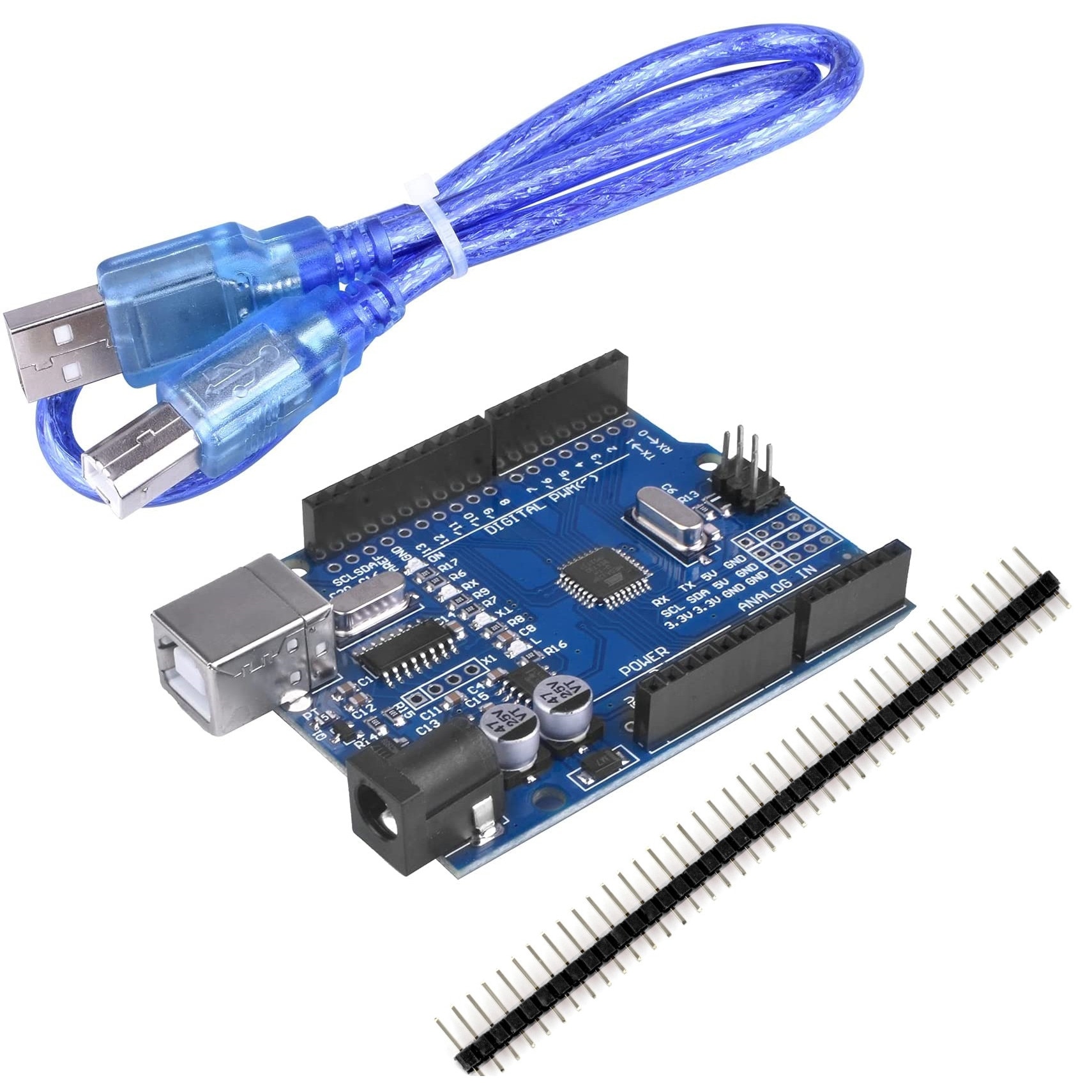 Modulosy R3 CH340 AVR ATmega328 Arduino UNO, USB kábel - eMAG.hu