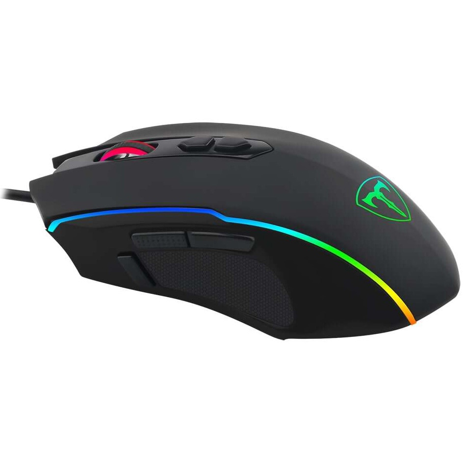 Mouse gaming T-Dagger Sergeant V1 RGB, 7200 DPI, negru - eMAG.ro