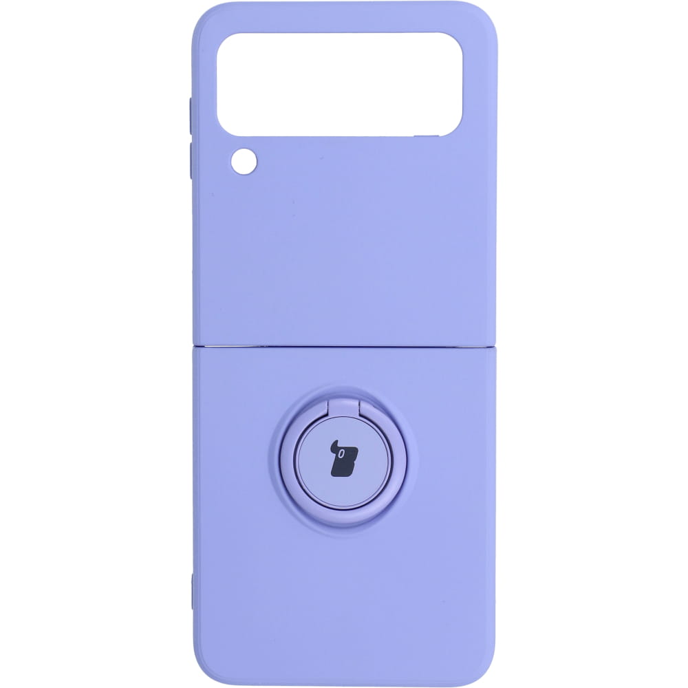 Husa telefon Bizon pentru Samsung Galaxy Z Flip 3, Silicon, Mov - eMAG.ro