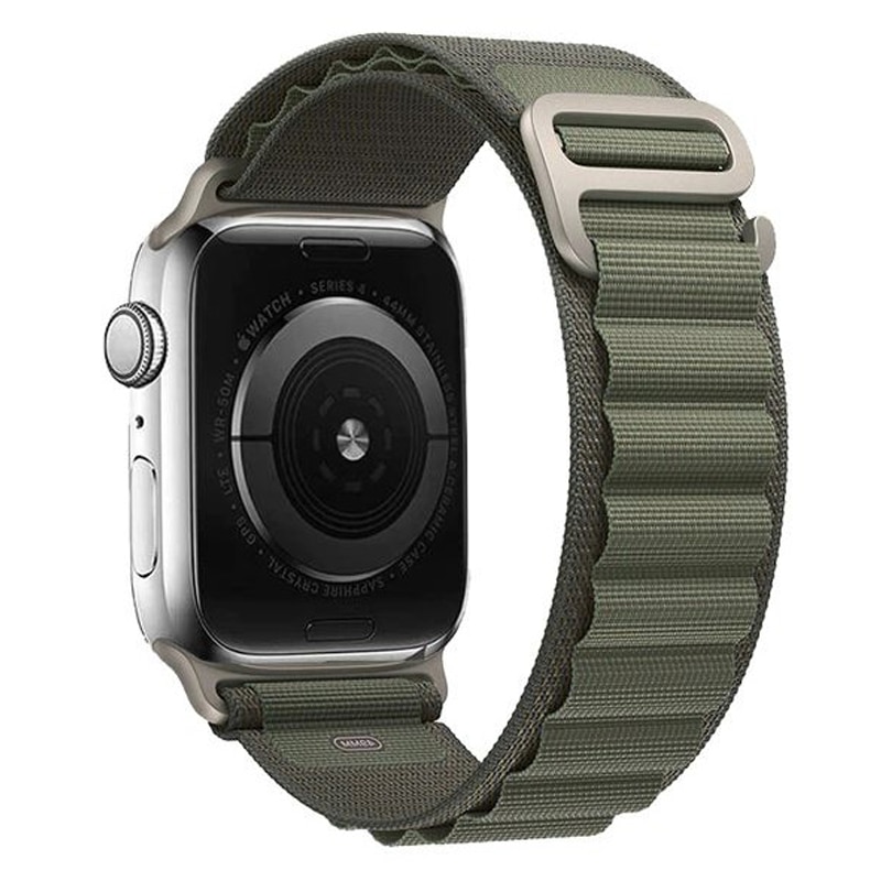 Каишка за SmartWatch за Apple Watch Ultra 49 мм, текстилен дизайн ...