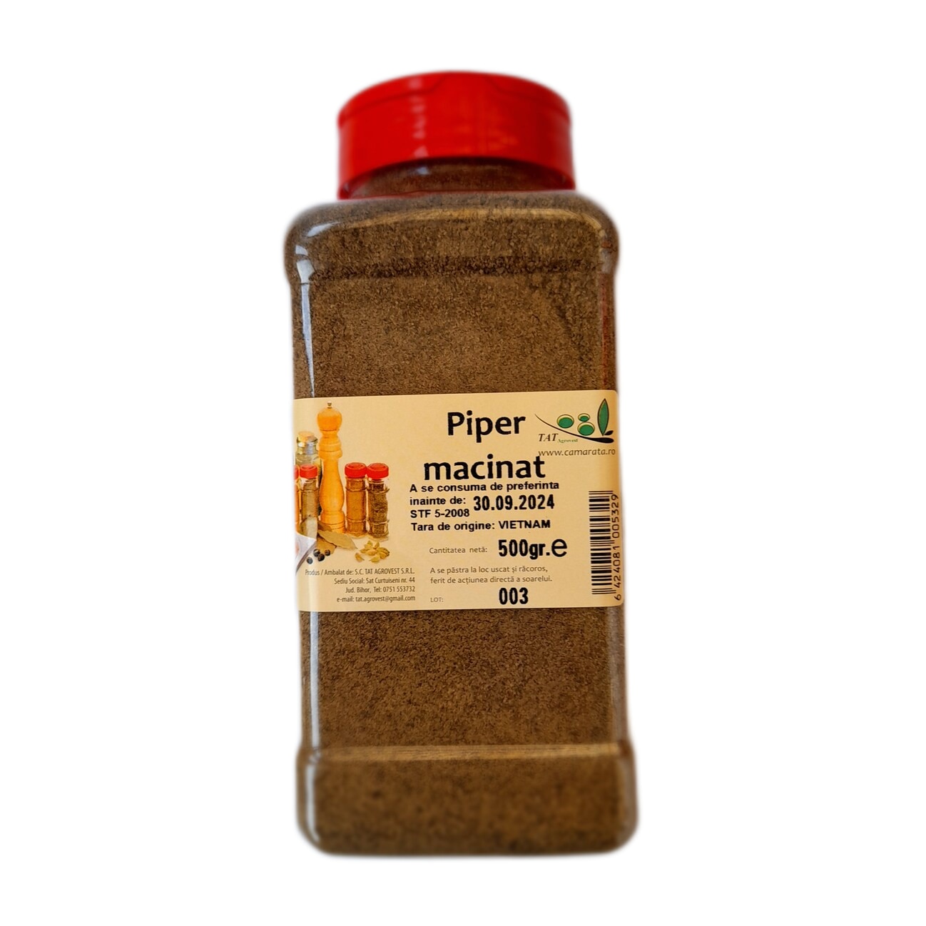 Piper macinat, Gastro, borcan 500 gr - eMAG.ro