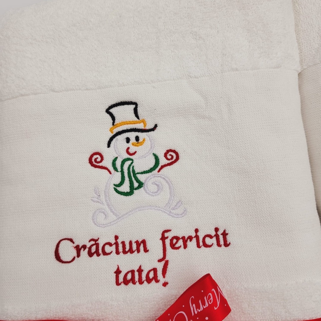 Set 2 prosoape de baie mari 70x130cm personalizate cu mesaj parinti ...