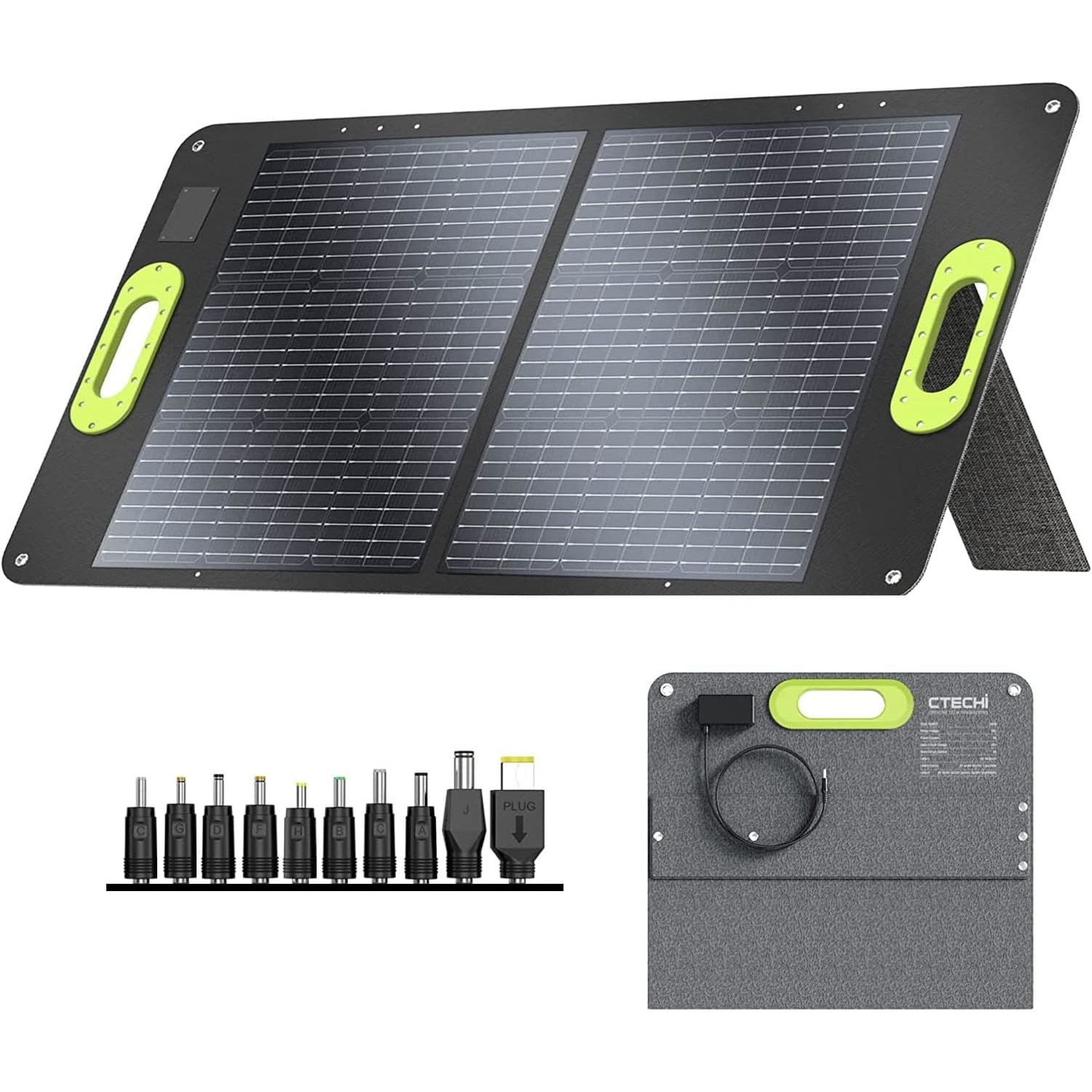 Panou Solar Pliabil CTECHi 100W -Gri - eMAG.ro