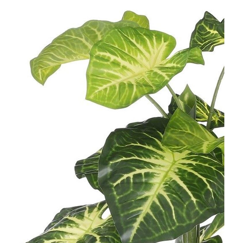 Planta Artificiala Caladium, Azay Design, frunze verde inchis cu ...