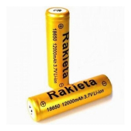 Acumulator 18650 li-ion 3.7 v 12000mah, set de 2 - eMAG.ro