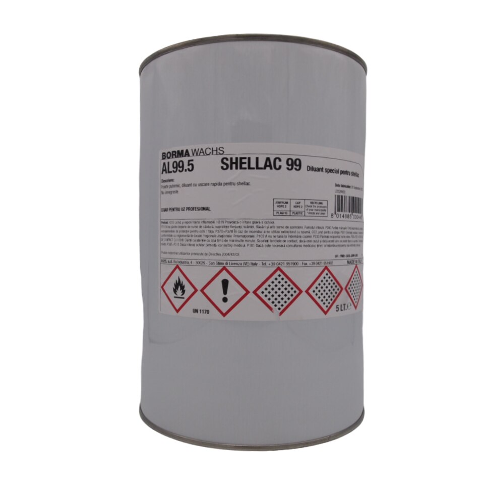 Sellak hígító, Schellac 99, Borma Wachs, 5l - eMAG.hu