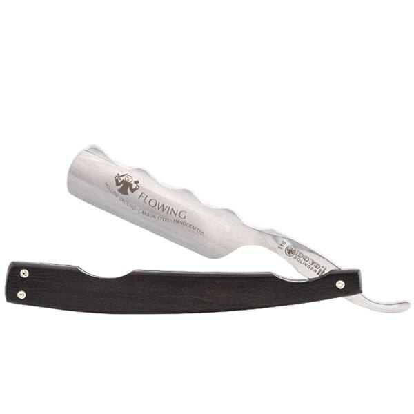 Brici pentru barbierit, Dovo Solingen, 118 Flowing, Otel carbon/Abanos ...