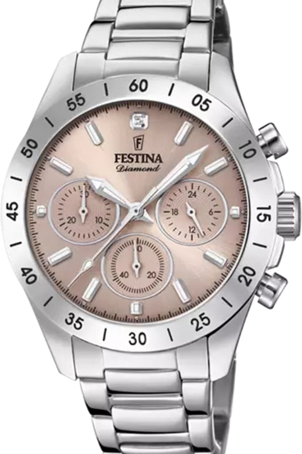 Festina, Ceas din otel inoxidabil, Argintiu - eMAG.ro