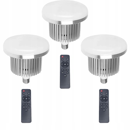 Set de 3 becuri foto pentru studio, 105W, E27, 5500K - eMAG.ro