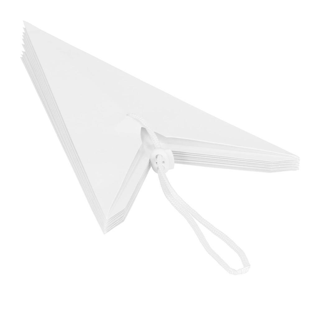 Stea decorativa 3D din hartie, cu 9 colturi, 60cm, alba - eMAG.ro