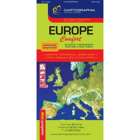 Harta rutiera Europa 1:4000000 - eMAG.ro