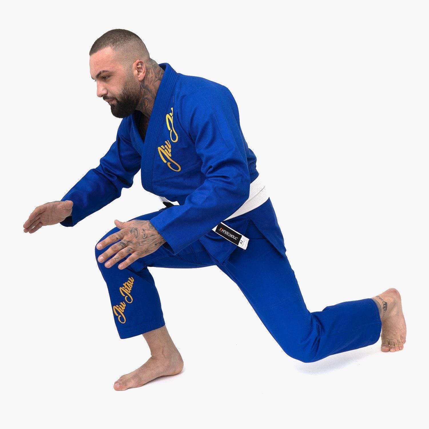 Kimono Jiu Jitsu Knockout, XL, Albastru - eMAG.ro
