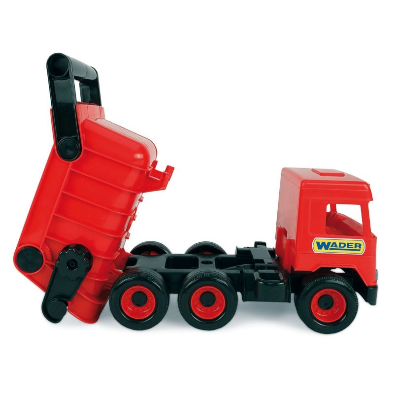 Camion cu basculanta, Wader, 12 luni+, Rosu - eMAG.ro