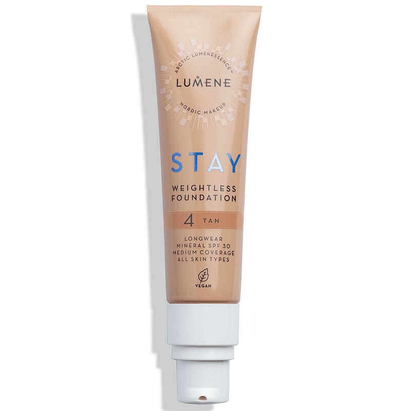 Фон дьо тен Lumene Stay Weightless Foundation, Веган, Дълготраен, С ...