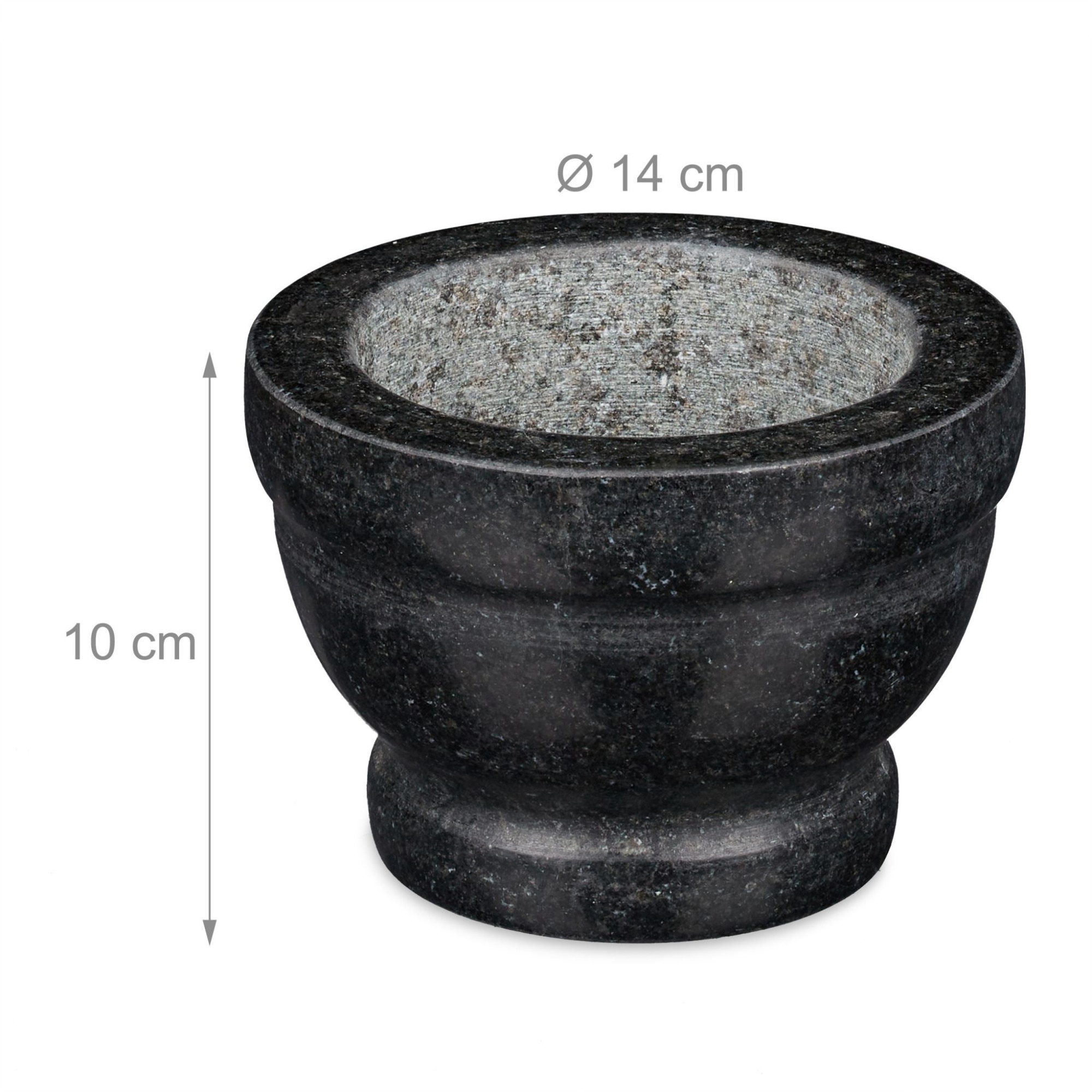 Mojar cu pistil Relaxdays, granit, 10 x 14 cm - eMAG.ro
