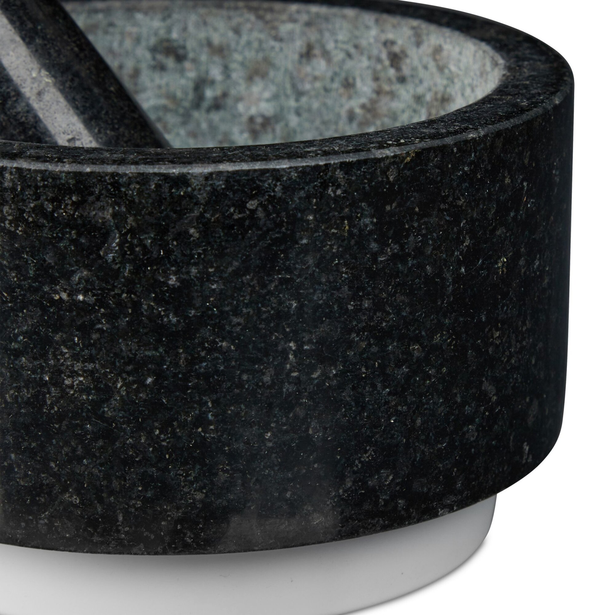 Mojar cu pistil Relaxdays, negru, granit, 8.5 x 14 cm - eMAG.ro