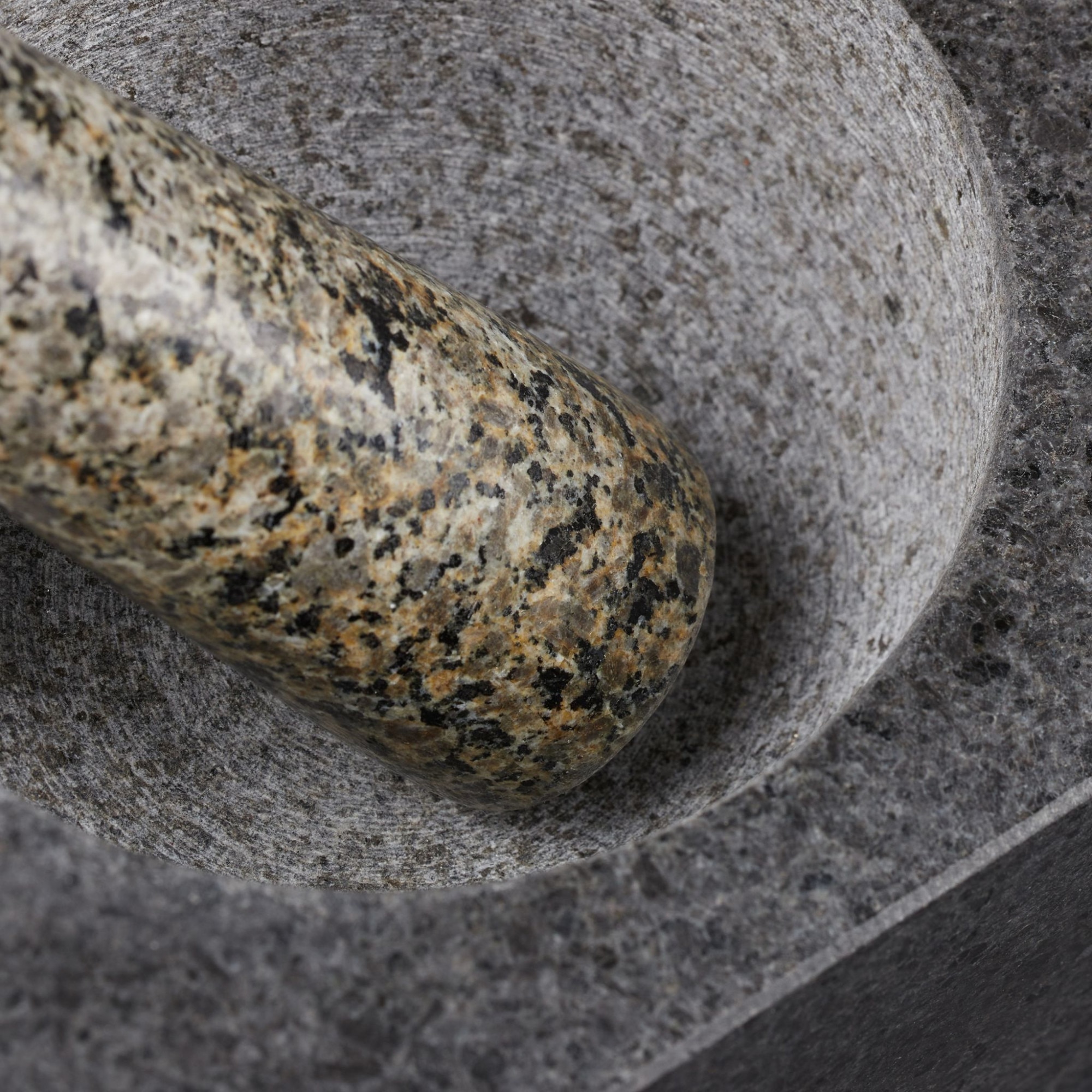 Mojar cu pistil Relaxdays, granit, 10.5 x 14.5 x 14.5 cm - eMAG.ro