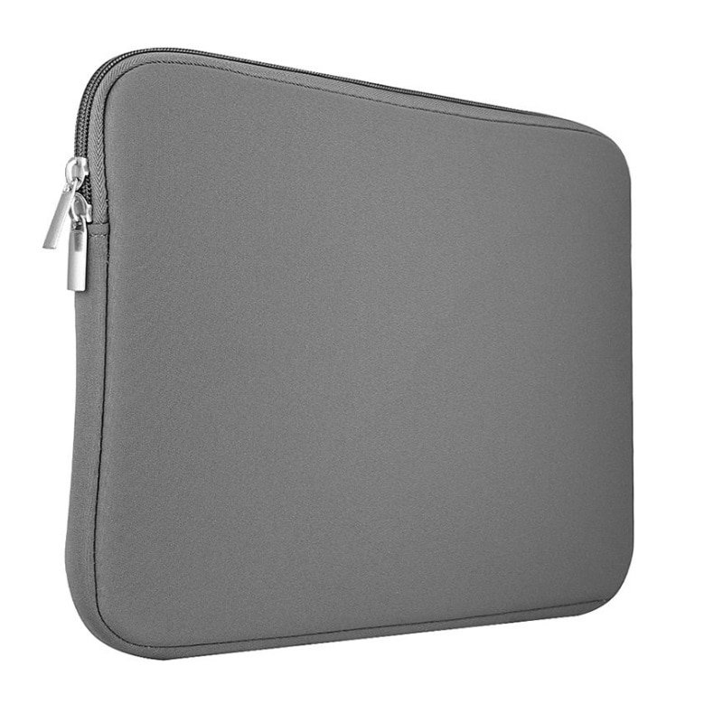 Husa laptop 15.6 inch rezistenta la stropire din neopren, Gri - eMAG.ro