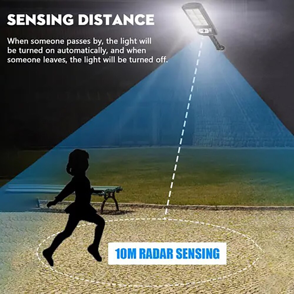 Lampa solara perete, stradala, 80 LED COB, senzor de miscare ...