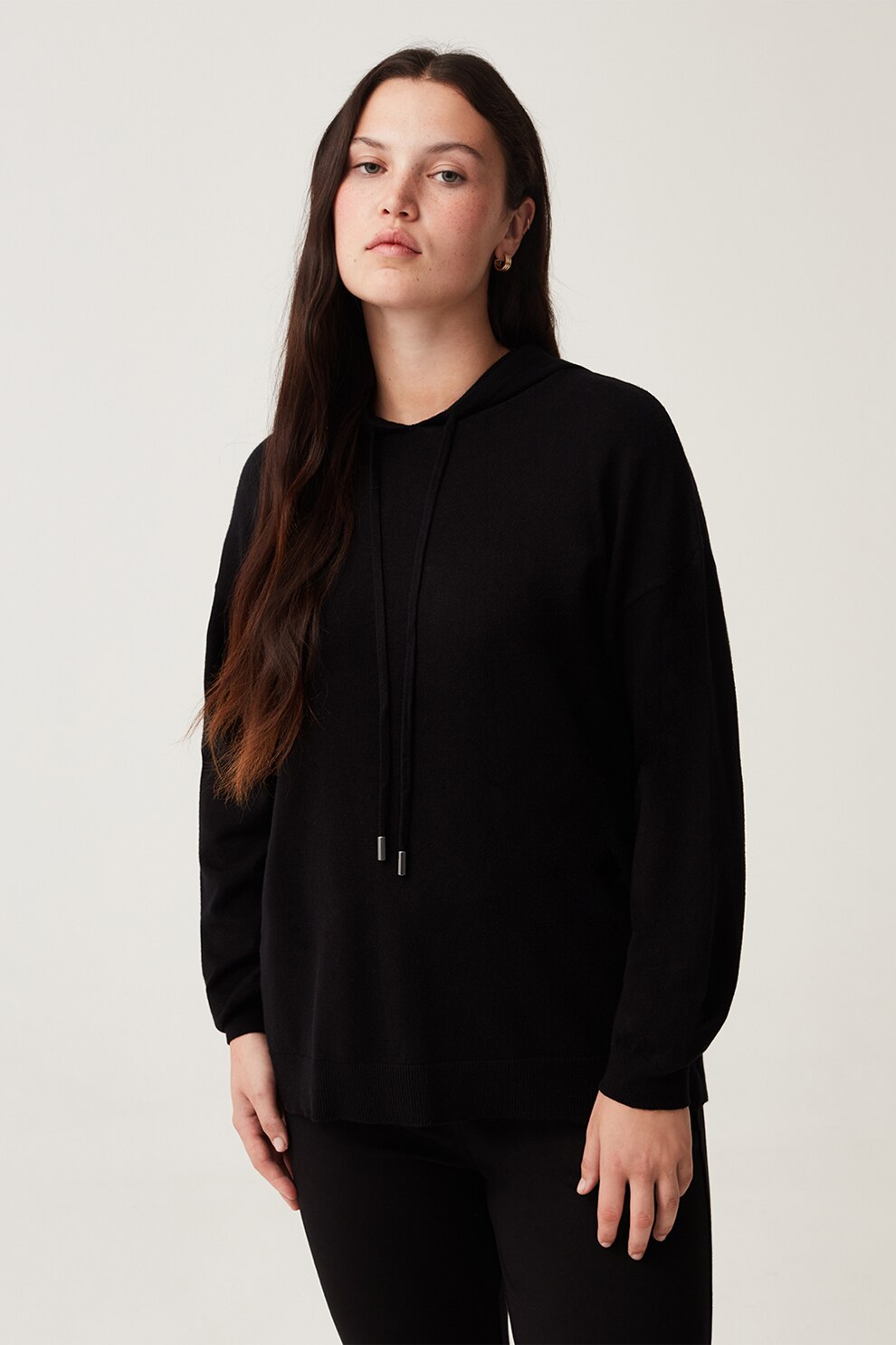 OVS, Худи с дълги ръкави, Черен, S - eMAG.bg