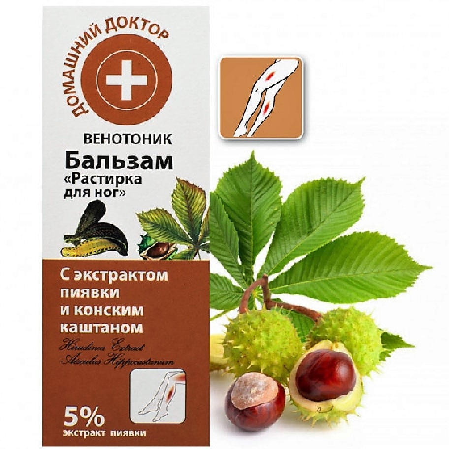 Интензивен венотонизиращ балсам за крака, 75 мл, Doctorul Casei - eMAG.bg