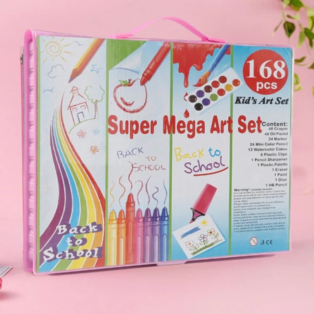 Set Complet pentru Desenat si Pictat - KOTYS - 168 de Elemente ...