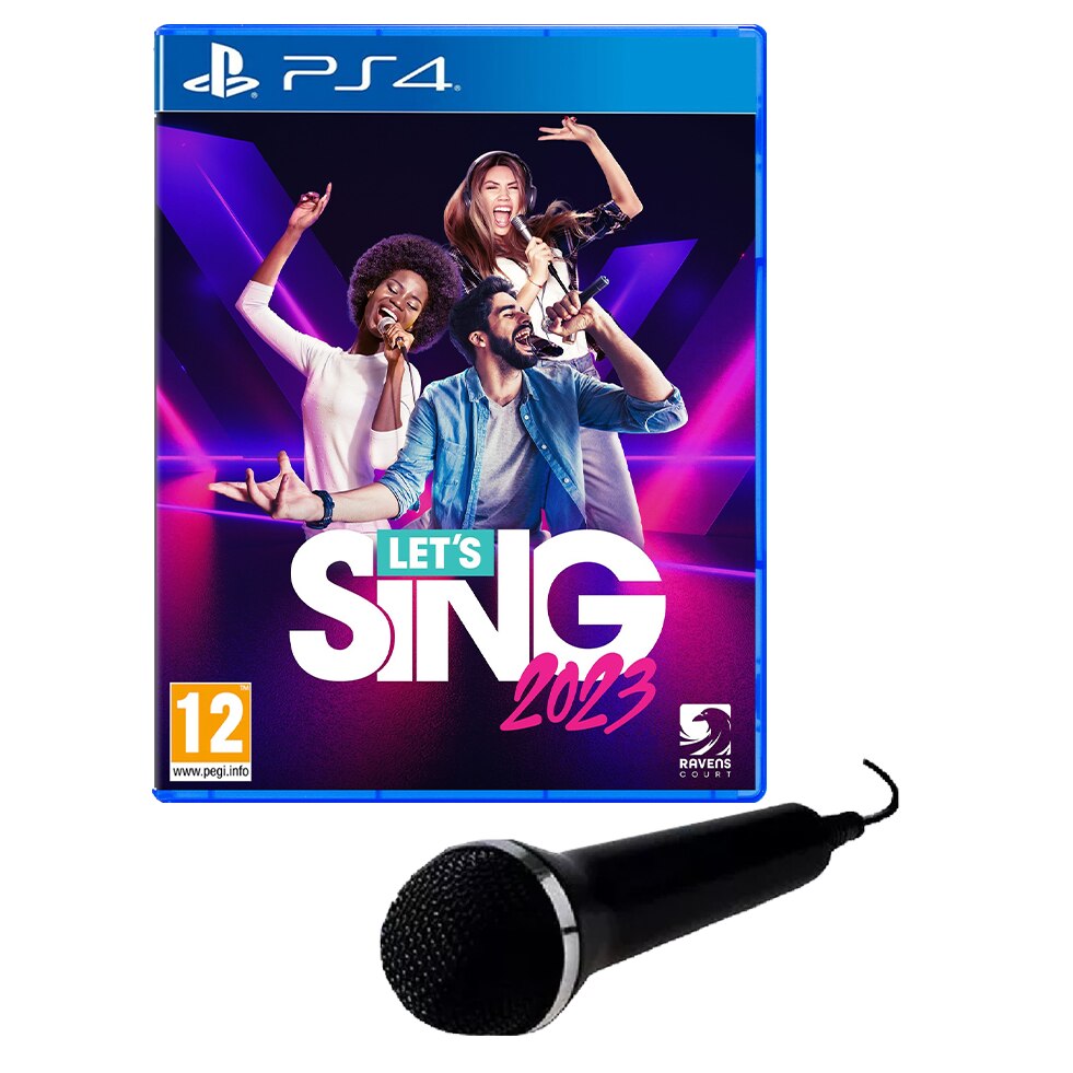 Joc Let's Sing 2023 Single Mic Bundle Pentru PlayStation 4 - eMAG.ro